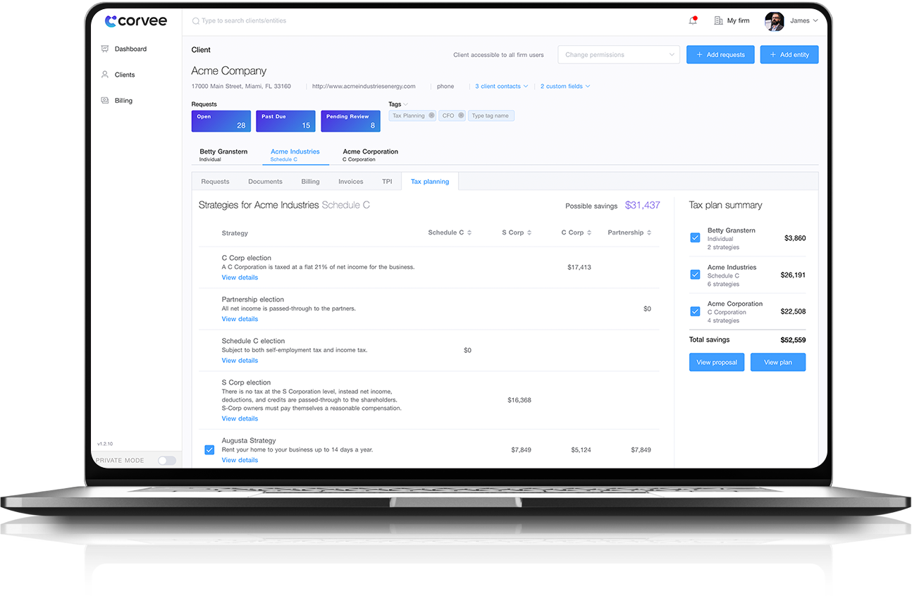Corvee’s Highly Secure Tax Software Platform | Corvee